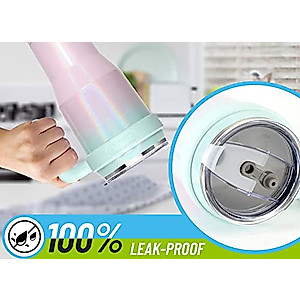 Zenbo 40 oz Tumbler With Handle,Lid and Straw | Stainless Steel Insulated Tumbler, Keeps Drinks Cold up to 34 Hours, Fit in Car Cup Holder, Dishwasher Safe and BPA Free