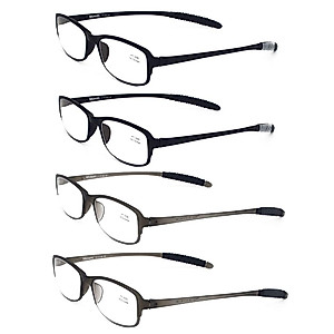 Computer Blue Light Blocking Reading Glasses(Flexible and Lightweight) UV Protection Readers Anti Eyestrain for Women Men