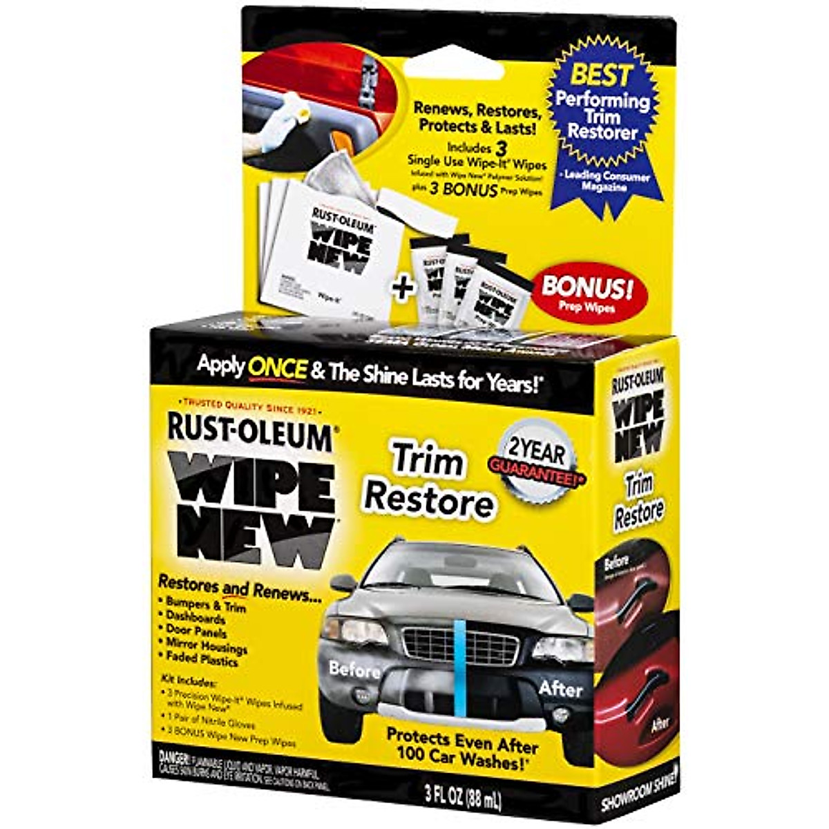 Wipe New Rust-Oleum 353616 Trim Kit