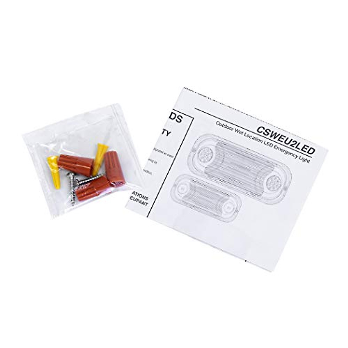 Hubbell Industrial CSWEU2LED Emergency LED Light, White