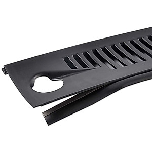 PIT66 2Pcs Windshield Wiper Cowl Vent Grille Grills Panel Hood Compatible with 99-04 Ford Mustang GT SVT