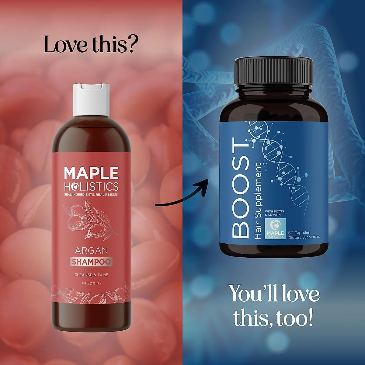 Argan Oil Shampoo for Dry Hair - Sulfate Free Shampoo for Damaged Hair and Frizz with Argan Oil for Hair - Volumizing Shampoo for Hair Shine and Volume Featuring Ultra Moisturizing Natural Oils