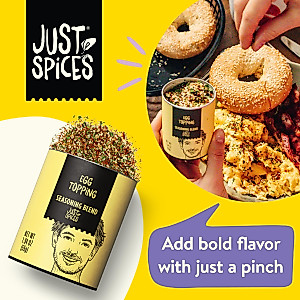 Just Spices Egg Topping, 1.94 OZ I Breakfast and egg seasoning with white sesame, chilli, grated tomato, sea salt and more