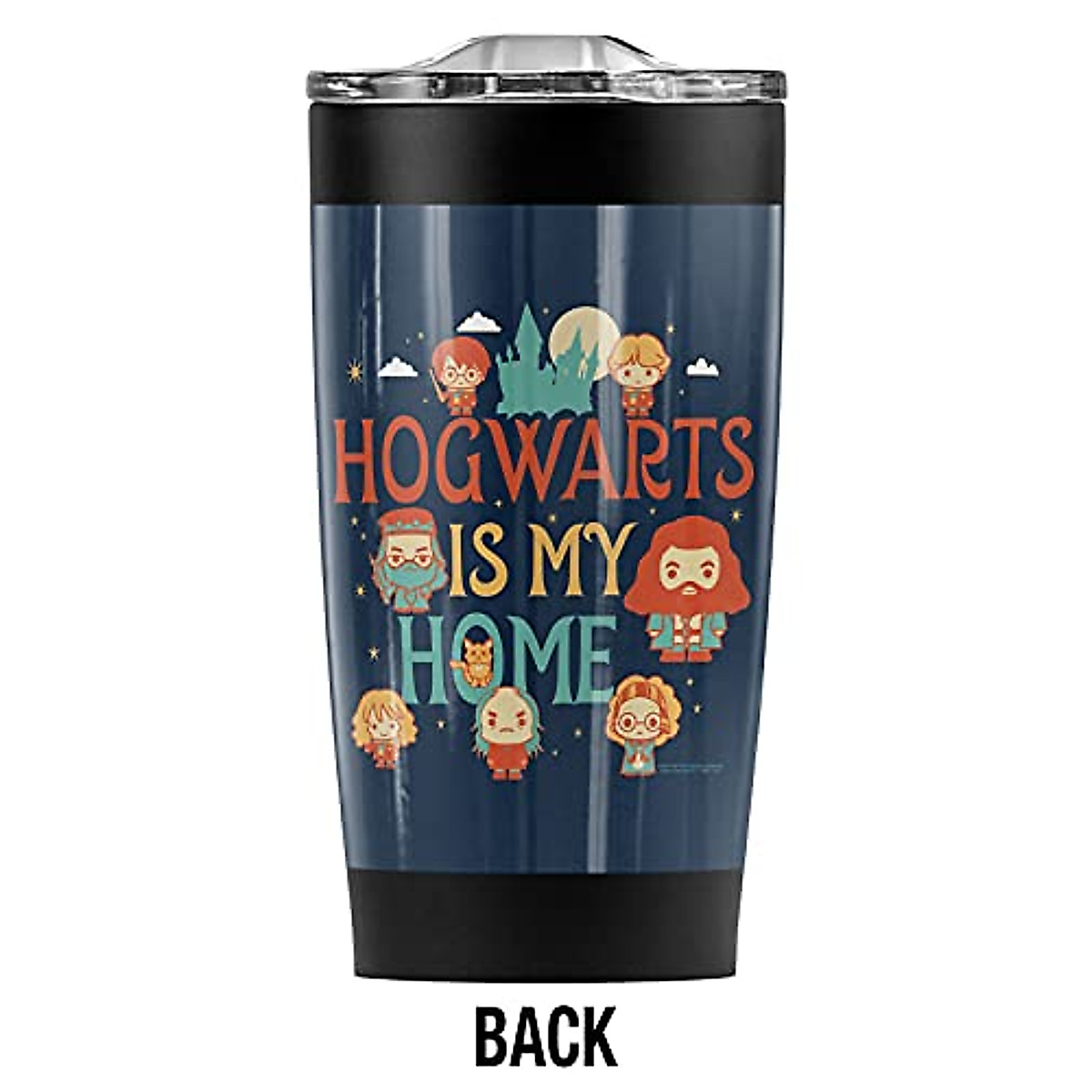 Logovision Harry Potter Hogwarts Is My Home Stainless Steel Tumbler 20 oz Coffee Travel Mug/Cup, Vacuum Insulated & Double Wall with Leakproof Sliding Lid | Great for Hot Drinks and Cold Beverages