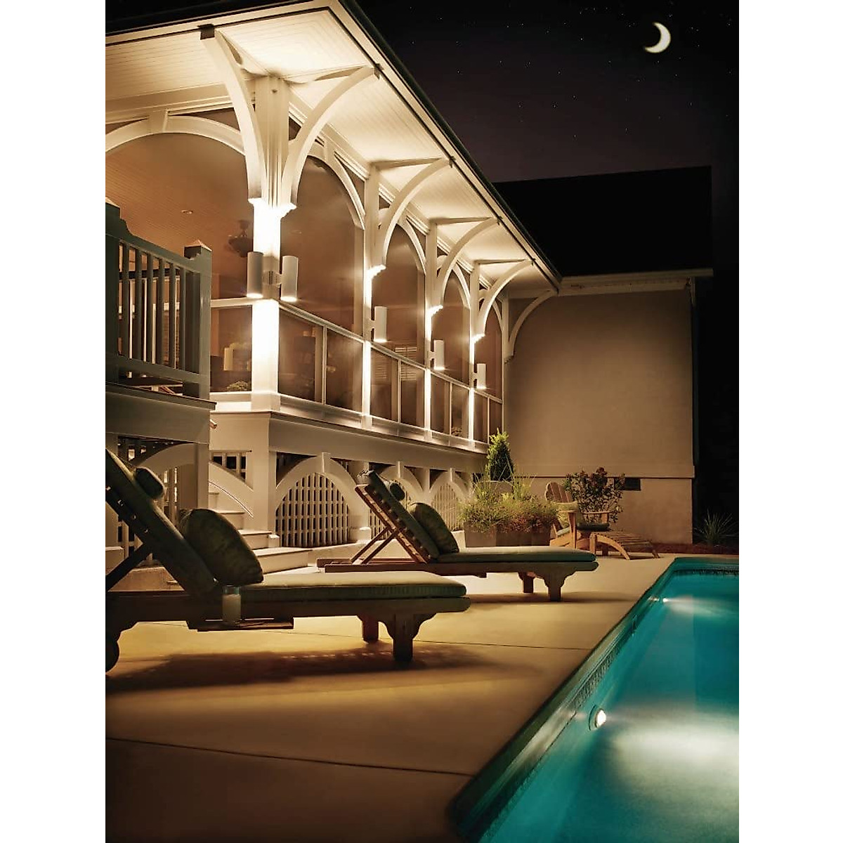 Progress Lighting Cylinder Collection 5" Modern Outdoor Up/Down LED Wall Lantern Light Antique Bronze