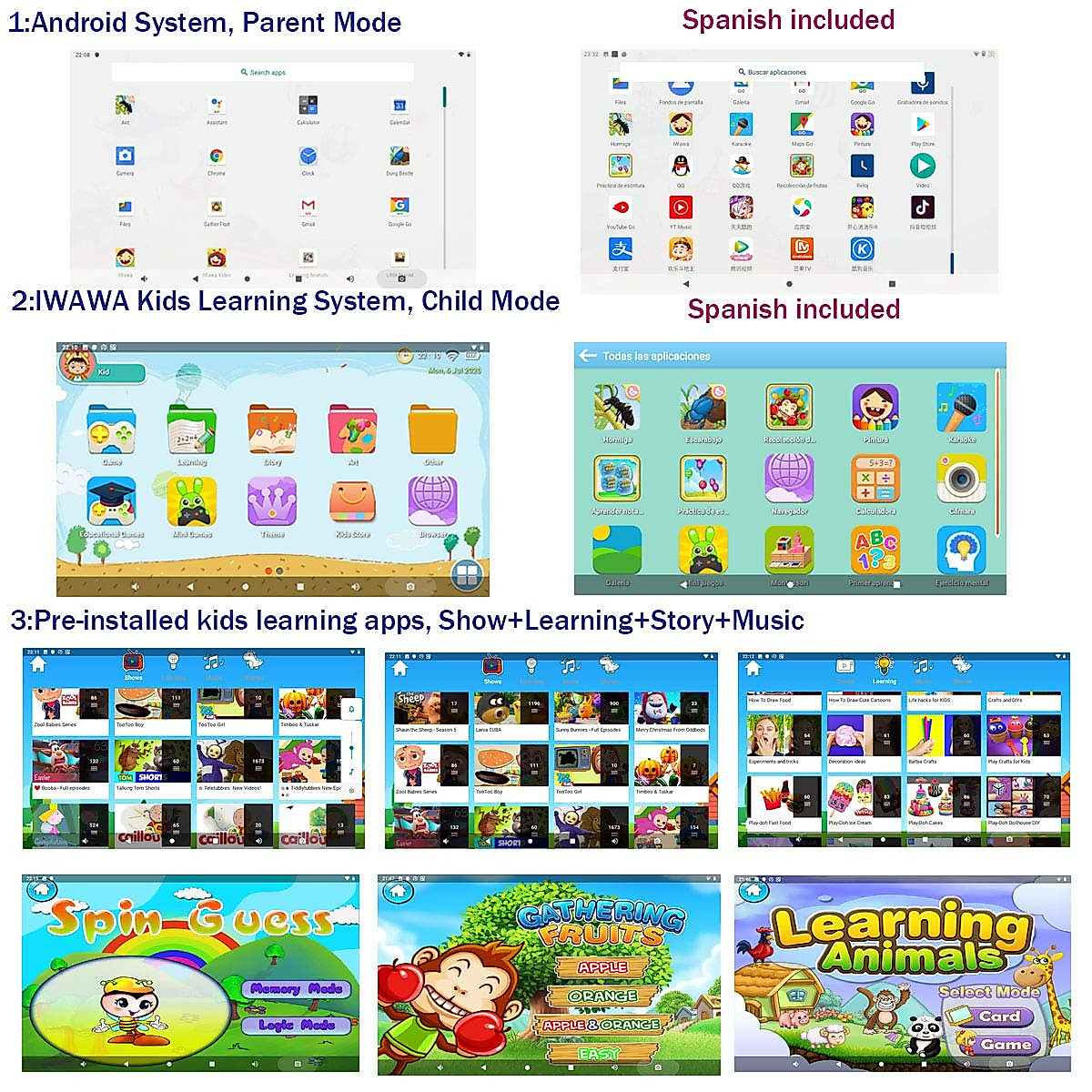 TOPELOTEK Kids Tablet Android Tablet for Kids 7 inch WiFi Toddler Tablet 32GB Quad Core Kids Tablets Support Bluetooth Camera Support Netflix YouTube Parental Control 4000mAh Boys Girls (Pink)