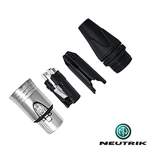 WORLDS BEST CABLES 6 Units - 25 Foot - Balanced Microphone Cable Custom Made Using Mogami 2549 (Black) Wire and Neutrik NC3MXX & NC3FXX Silver XLR Plugs