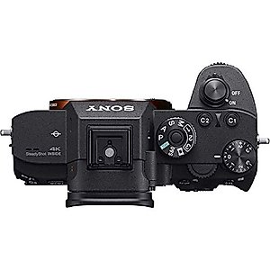 Sony Alpha a7R III Mirrorless Digital Camera (Body Only) (ILCE7RM3/B) + 64GB Memory Card + 2 x NP-FZ-100 Battery + Corel Photo Software + Case + Card Reader + LED Light + More (Renewed)