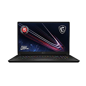 MSI GS76 Stealth Gaming Laptop: 17.3" 300Hz FHD 1080p Display, Intel Core i7-11800H, NVIDIA GeForce RTX 3080, 32GB, 1TB SSD, Thunderbolt 4, WiFi 6, Win10, Black (11UH-029)