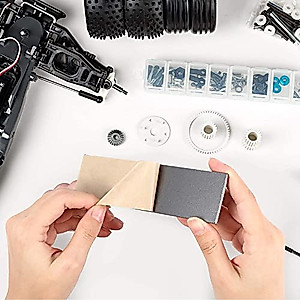 BBTO 2 Pieces Pine Wooden Car Weight Flexible Adhesive Tape 3 Oz and 3.5 Oz Weight Adjusting Weight Size