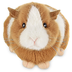 Bearington Ginny Plush Guinea Pig Stuffed Animal, 8 inch