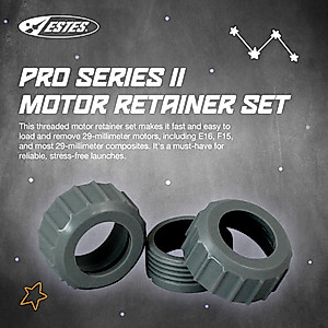 Estes 29-mm Motor Retainer Set Brown/a