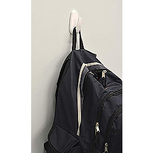 HIGH & MIGHTY 515815 2 Piece Oval Hook, 20 lb, White