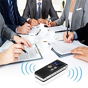 64GB （2024 New and Upgraded Edition） Digital Voice Recorder Voice Activated Recorder Mini Voice Recorder Upgraded Small Audio Recorder with MP3&USB for Lectures, Meetings, Interviews……