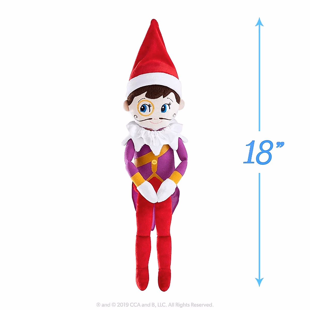 The Elf on the Shelf 16" Scout Elf Joe Plushee Pal and Elf Pets Animated Movies 2-Pack DVD, with Exclusive Joy Travel Bag