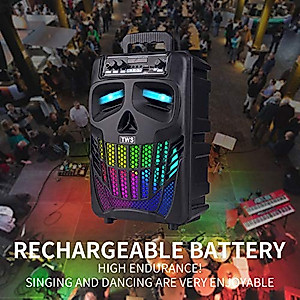 E I F E R Compact Bluetooth Speaker with Microphone - Portable Wireless Speaker for Hands-Free Rechargeable Battery with 4 Hours Playtime - Compatible with Smartphones and Tablets