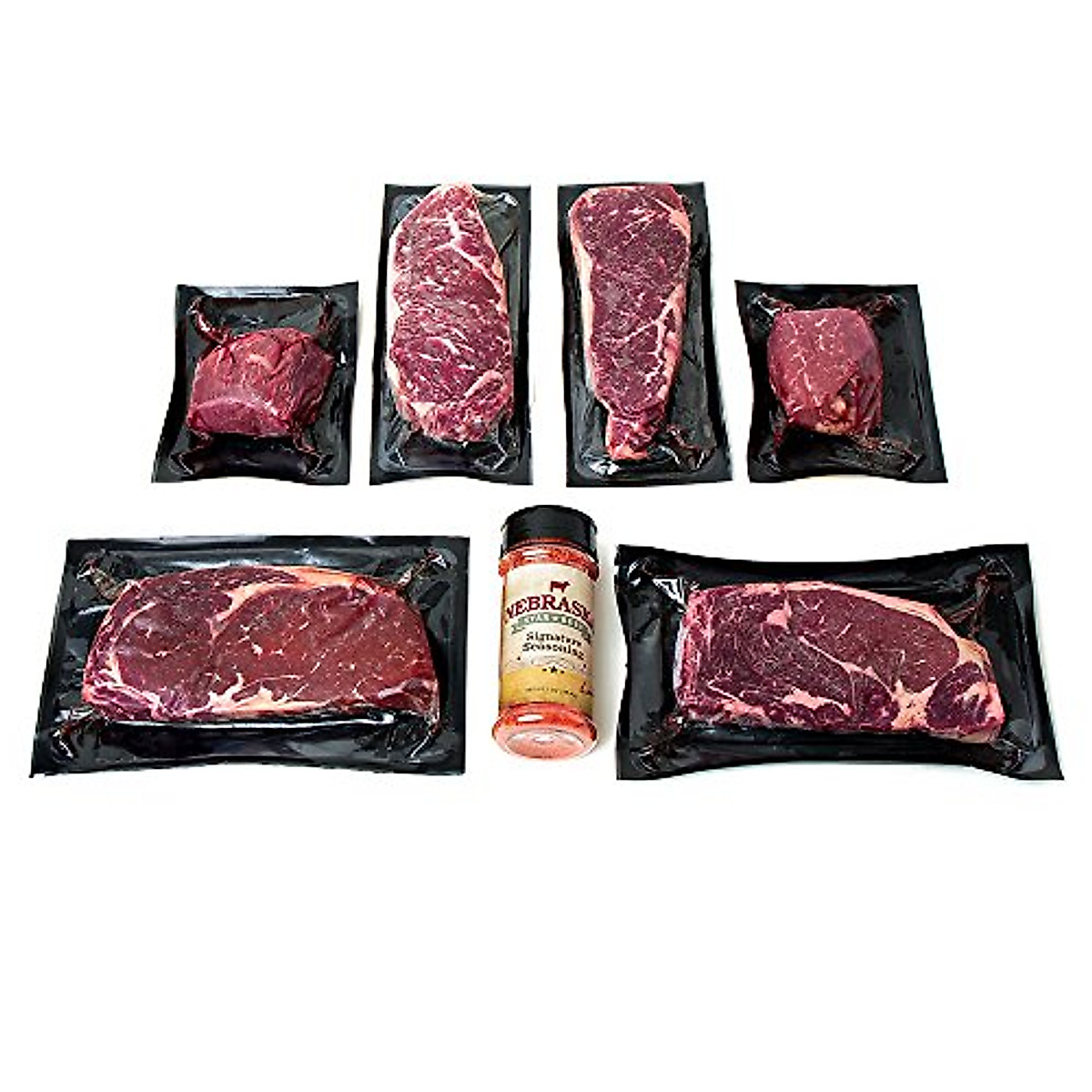 Aged Premium Angus Ribeye and NY Strip and Filet Mignon by Nebraska Star Beef - All Natural Hand Cut and Trimmed Steaks Gift Packages - Gourmet Steak Delivered to Your Home