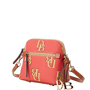 Dooney & Bourke Handbag, Monogram Domed Crossbody - Red