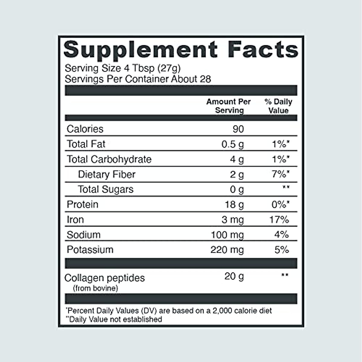 Vital Proteins Chocolate Collagen Powder Supplement (Type I, III) for Skin Hair Nail Joint - Hydrolyzed Collagen - Dairy and Gluten Free - 27g per Serving - Chocolate Flavor, 26.8 oz Canister