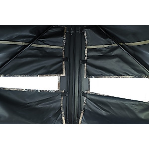 Browning Evade Tent Hunting Blind Featuring 180 Degree Windows with Shoot Through Mesh and Silent Open, Silent Magnetic Door System, and Brush Loops, Mossy Oak Country DNA