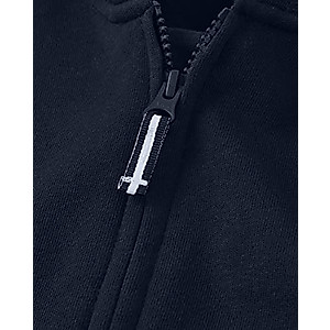 Gymboree Boys and Toddler Long Sleeve Zip Up Hoodie Sweatshirt, Navy Slate, 10 (3030580)