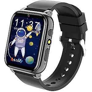 Spodus Kids Smart Watch Boys, Kids Watch for Boys Ages 5-7 3-5 8-12, Toddler Toy Watch with 26 Games Step Counter Pedometer Learning Card Audio Book Educational Watch for Boys