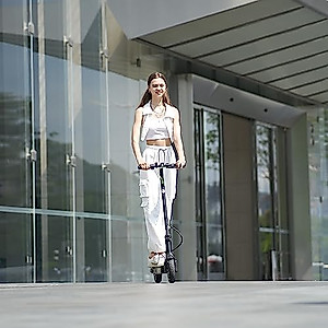 isinwheel S9 Pro Electric Scooter 18 Miles Long Range and 15-18 MPH Portable Folding Commuting E-Scooter for Adults, Dual Brakes & App Support