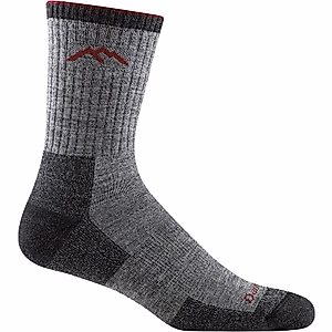 Darn Tough Men's Hiker Midweight Micro Crew Sock (Style 1466) - Charcoal, Medium