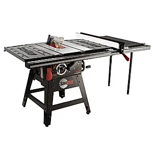 SawStop 10-Inch Contractor Saw, 1.75-HP, 36-Inch Professional T-Glide Fence System (CNS175-TGP236)