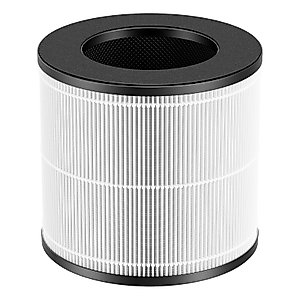 Replacement Filter for Purivortex AC300 Air Purifier, 3-in-1 True HEPA, High-Efficiency Activated Carbon