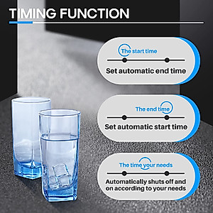 ICEPURE Nugget Ice Maker Countertop, Compact Ice Machine Portable, Make 44Lbs/24H, Self-Cleaning, Small Tabletop Icemakers, Crushed Soft&Chewable/Chewy Ice for Home/Kitchen/Office (Stainless Steel)