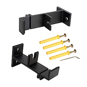 EXCEL LIFE Adjustable Soundbar Wall Mount, Universal Sound Bar Bracket for Mounting Under TV, Compatible with SONOS Samsung LG VIZIO Bose ROKU Soundbar, Black