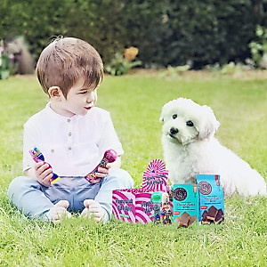 Happiness USA 50 PCS Popping Candy with Fun Dip Lollipop - All Natural No Artificial Colors or Flavors Pop Rocks Candy | Individually Wrapped Kosher Pareve Candy Pop | Non Dairy Pop Rocks Strawberry