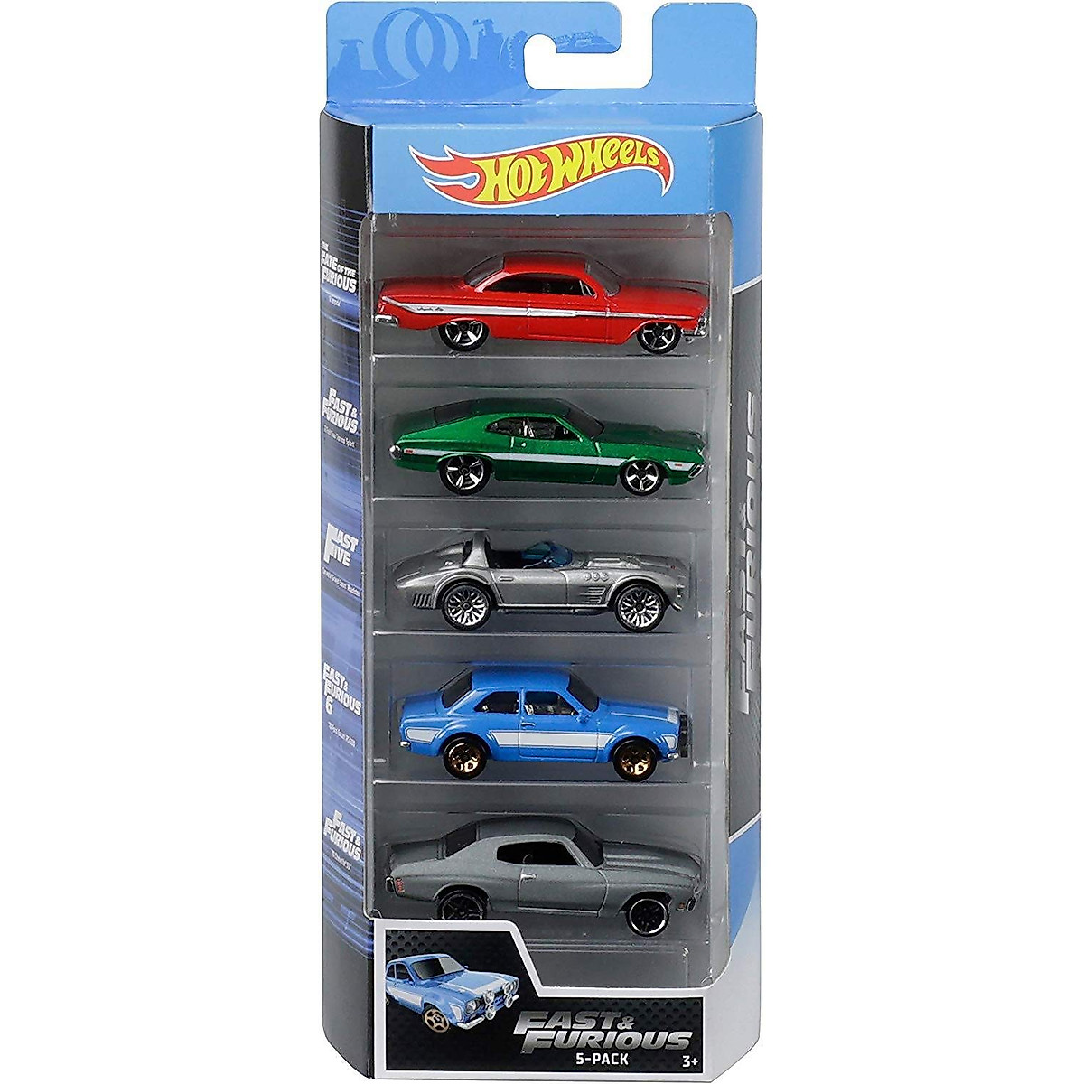 Hot Wheels Fast & Furious 5Pk Vehicles