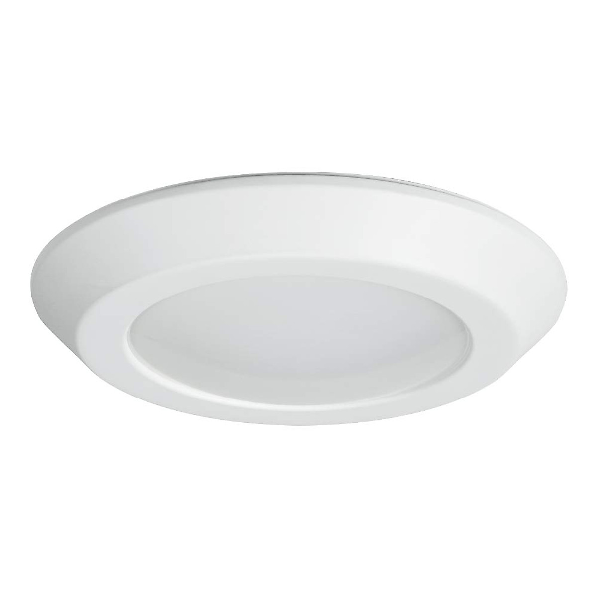 HALO BLD606930WHR BLD 6 in. White Integrated Recessed Ceiling Light Trim at 3000K Soft, Title 20 Compliant LED Direct Mount, 6"