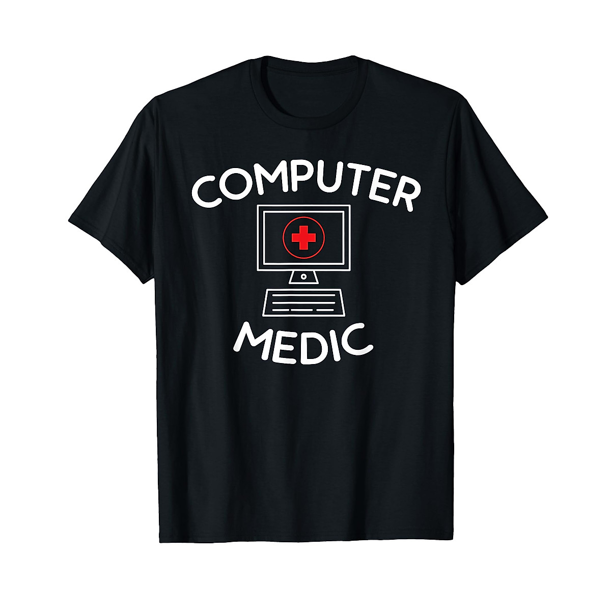 computer medic funny help desk repair IT support T-Shirt