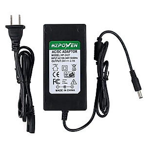 HZPOWEN New 24V Ac Dc Adapter for Silhouette Cameo 1 2 3 SD Portrait Studio Machine Replacement Power Supply Cord Adaptor, Electronic Cutting Tool Charger AC Adapter