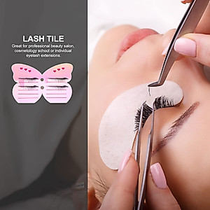 Beavorty Eyelash Display Pallets Acrylic Lash Tile Acrylic Eyelash Table Dedicated Extension Board Lash Eyelash Acrylic Board