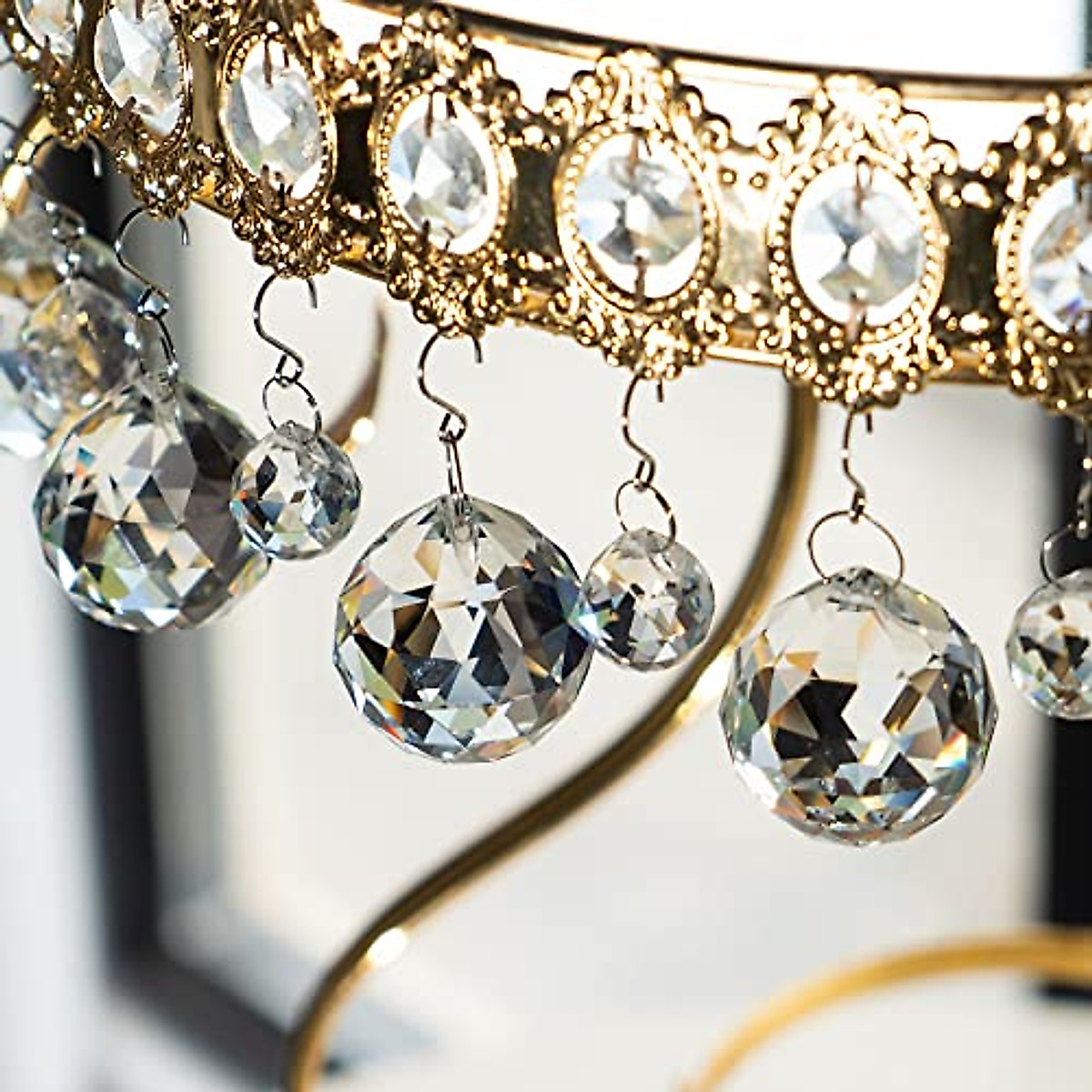 Crystalsuncatcher 24pcs Clear Crystal Ball Prism Suncatcher Rainbow Pendants Maker, Hanging Crystals Prisms for Windows,20mm