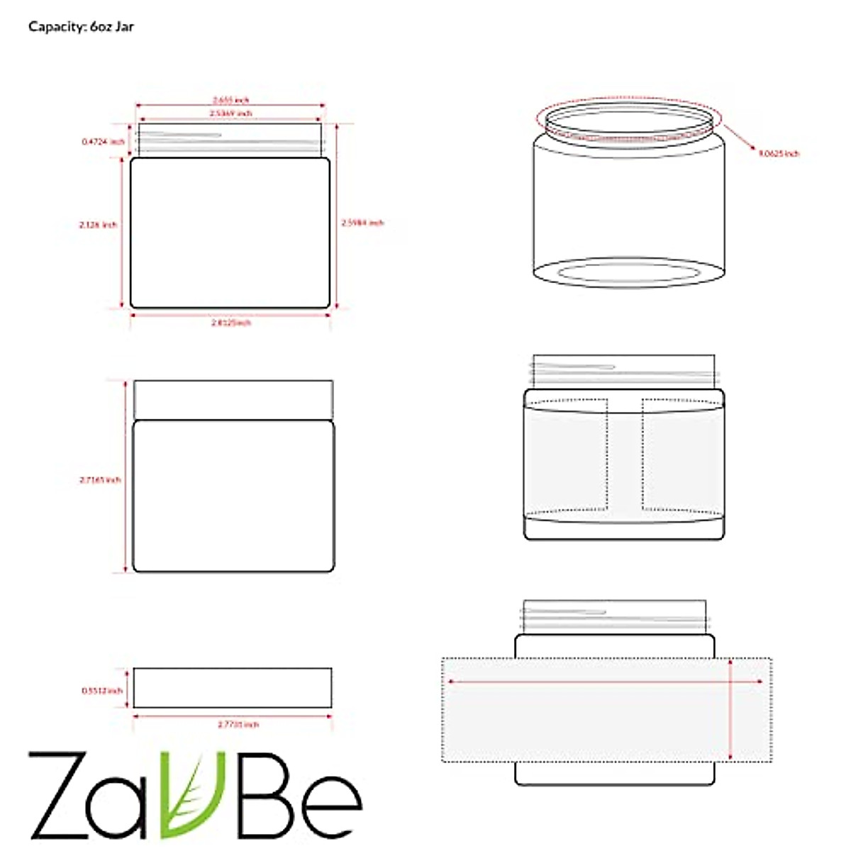 MABUA 6 oz Plastic Containers with Lids 30 Pack BPA Free, Clear Empty Refillable Round Sugar Scrub small Plastic Jars with Lids for Cosmetics, Lotions, Body Butters, Liquid Slime & Beauty Product