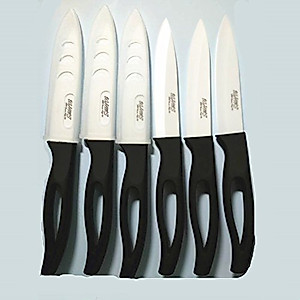 GAOGAO Kitchen Bar Ceramic Steak Knife Super Sharp Knifes 6pcs