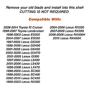 Key Fob Case Shell (Swap Your Original Blade)