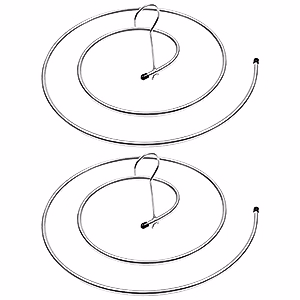 Garneck Outdoor Rug 2Pcs Spiral Shaped Drying Rack Stainless Steel Quilt Storage Hanger Drying Rack Laundry Hanger Bed Sheet Rack Blanket Hanger for Coverlet Scarf Bath Towel Clothes Rack