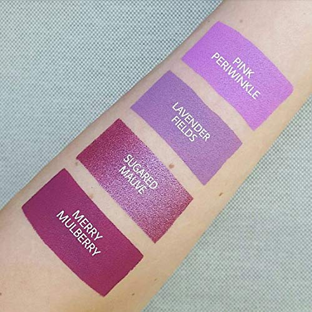 Aromi Sugared Mauve Metallic Liquid Lipstick, Purple Pink Lip Color with Shimmery Finish, Raspberry Mulberry Lipstick, Long-Lasting, Smudge Proof (Sugared Mauve)