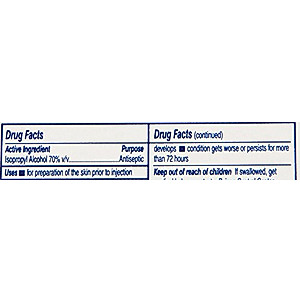 Medline Isopropyl Alcohol Pads, Sterile, Medium, Box of 200