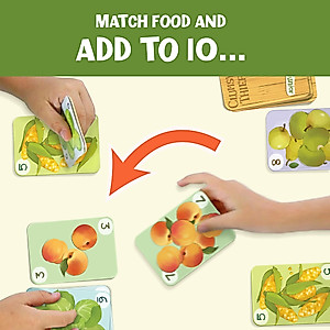 Melon Rind Clumsy Thief Junior Math Card Game, Adding to 10 Learning Game for Kids Ages 5-7+, Award-Winning Family Game for 2-4 Players, Educational Kids Game to Develop Math Skills with Confidence