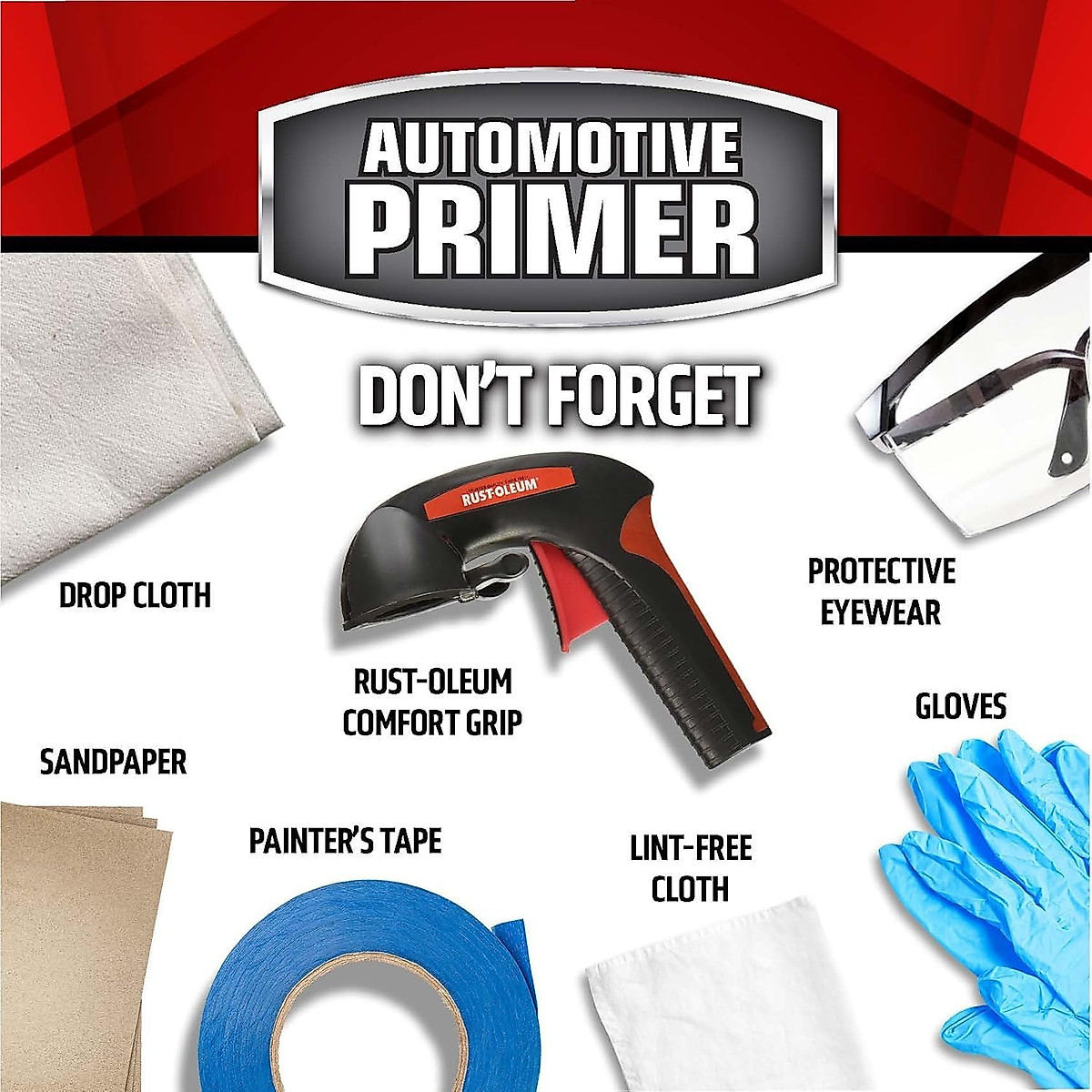 Rust-Oleum 249322 Automotive Self Etching Primer, 12 oz, Dark Green Spray Paint, 12 Ounce (Pack of 1), 11 Fl Oz