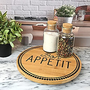 Bon Appetit 12 Inch Bamboo Lazy Susan