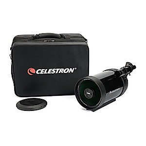 Celestron – C5 Angled Spotting Scope – Schmidt-Cassegrain Spotting Scope – Great for Long Range Viewing – 50x Magnification with 25mm Eyepiece – Multi-Coated Optics – Rubber Armored
