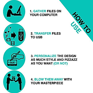 The Original MASHTAPE--Retro Mixtape Design, Cassette Tape USB Flash Drive 8GB